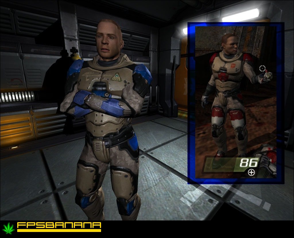 marine camo Mod for Quake 4 | Q4 Mods