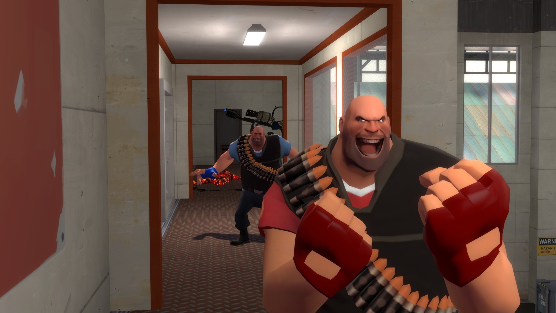Team-Colored Fists for Heavy Mod for Team Fortress 2 | TF2 Mods