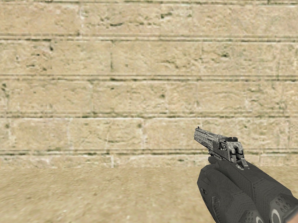 Silver Engraved Deagle On Sparkwire's Anims [Counter-Strike 1.6] [Mods]