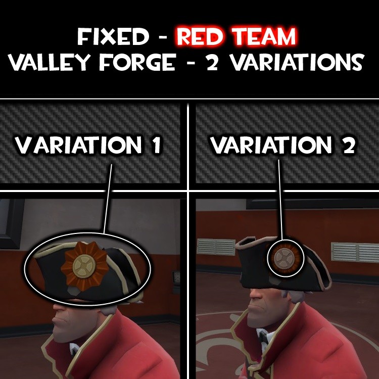Valley Forge - Red Team Fix (2 Variations!) Mod for Team Fortress 2 ...