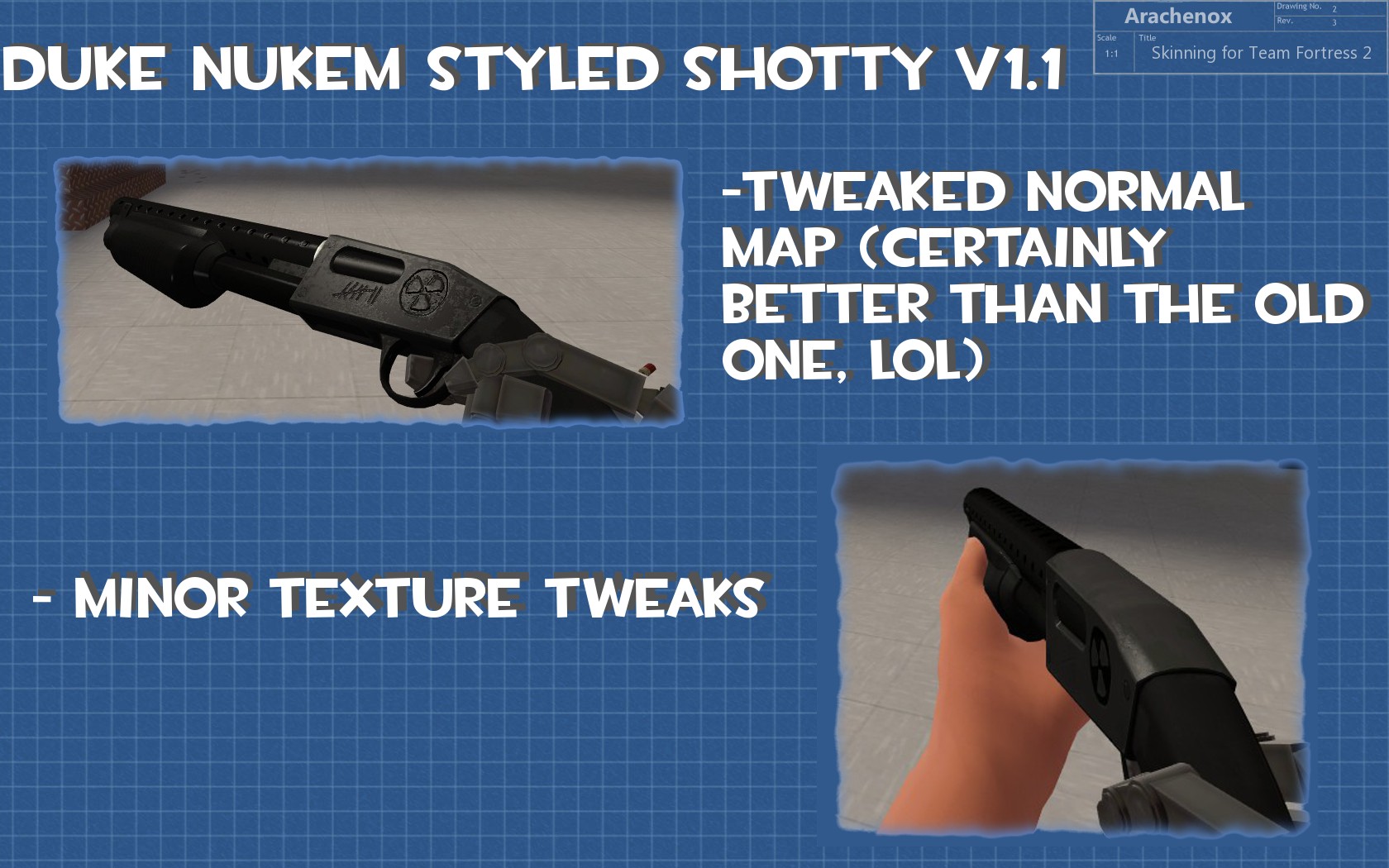 Duke Nukem Style Shotty V1.1 Mod for Team Fortress 2 | TF2 Mods
