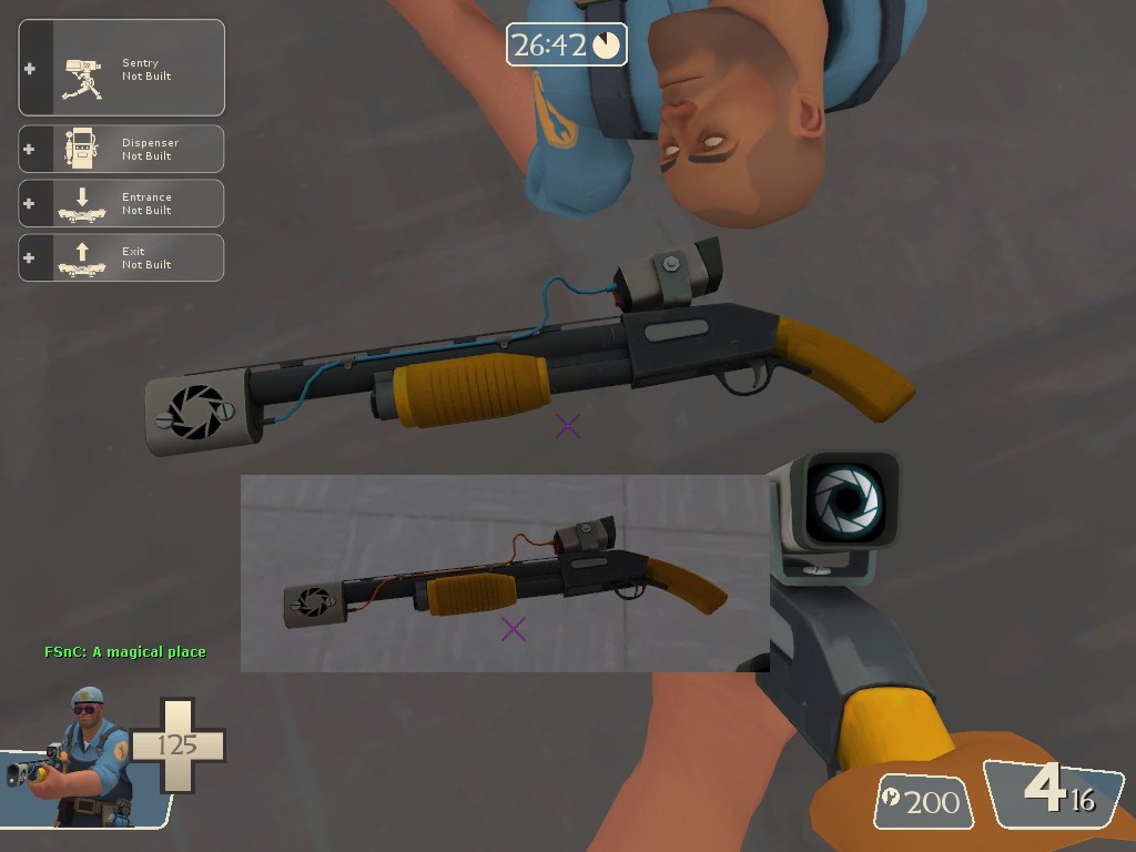 Aperture Science's Grab n' Go Shotgun Mod for Team Fortress 2 | TF2 Mods