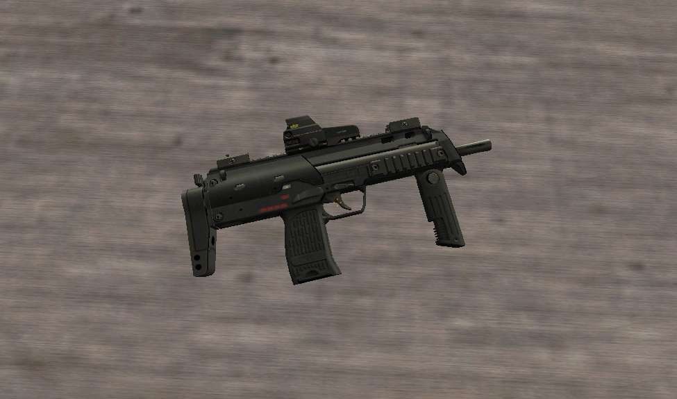 MP7 with Eotech - Sober Animation [Counter-Strike: Condition Zero] [Mods]