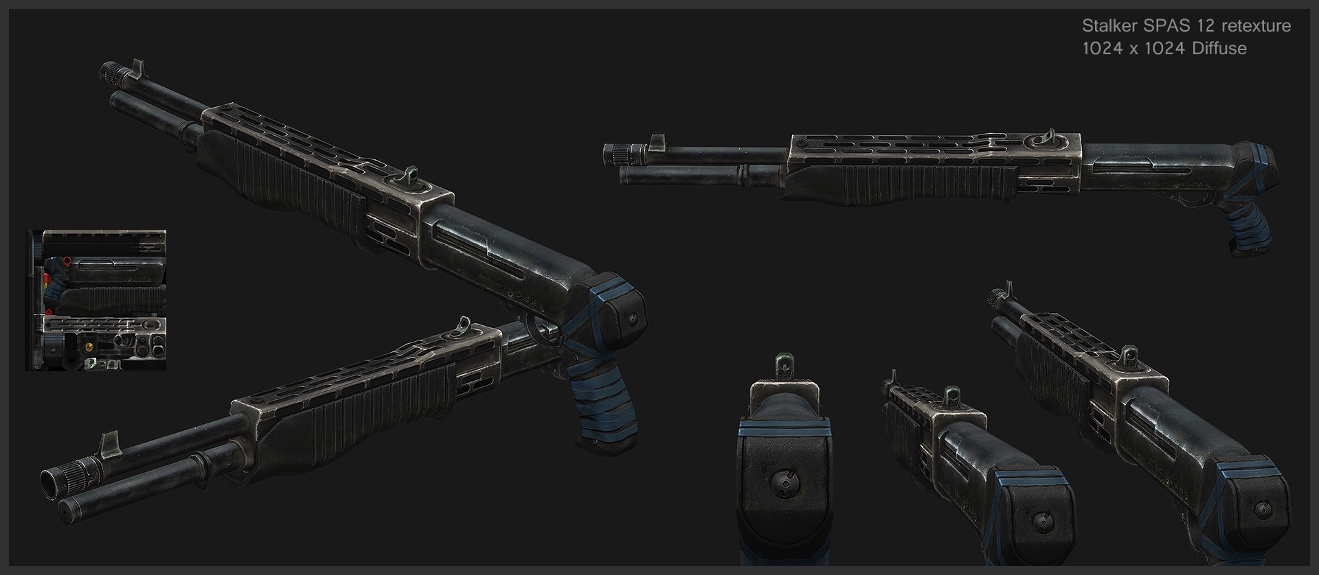 Spas 12 retex Mod for S.T.A.L.K.E.R.: Clear Sky | S:CS Mods