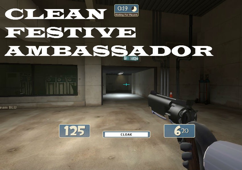 Clean Festive Ambassador Mod for Team Fortress 2 | TF2 Mods