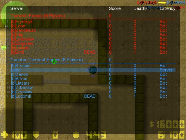 Polish Names for Bots [CS2D] [Mods]