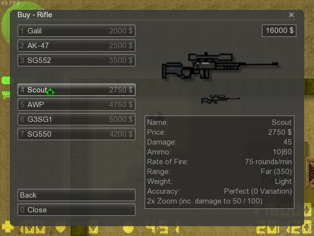 GTAV Sniper Rifles and Scope [CS2D] [Mods]