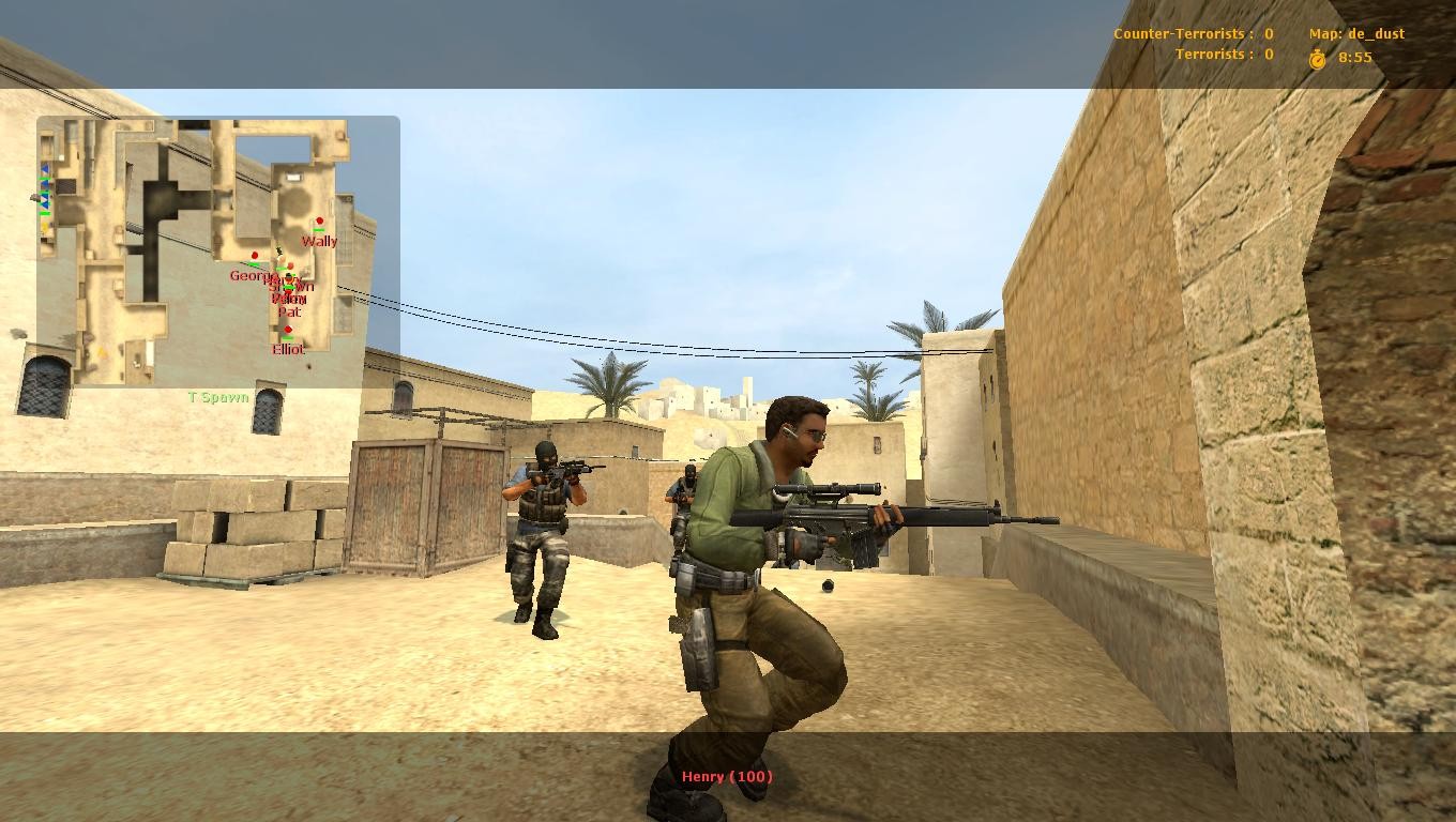 G3SG/1 view model for world model Mod for Counter-Strike: Source | CS:S ...
