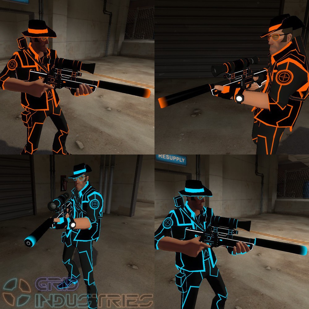 Tron Fortress: Hitman's Heatmaker Mod for Team Fortress 2 | TF2 Mods