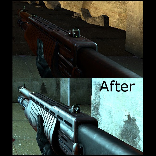 Simple Shotgun Retexture Mod for Half-Life 2 | HL2 Mods
