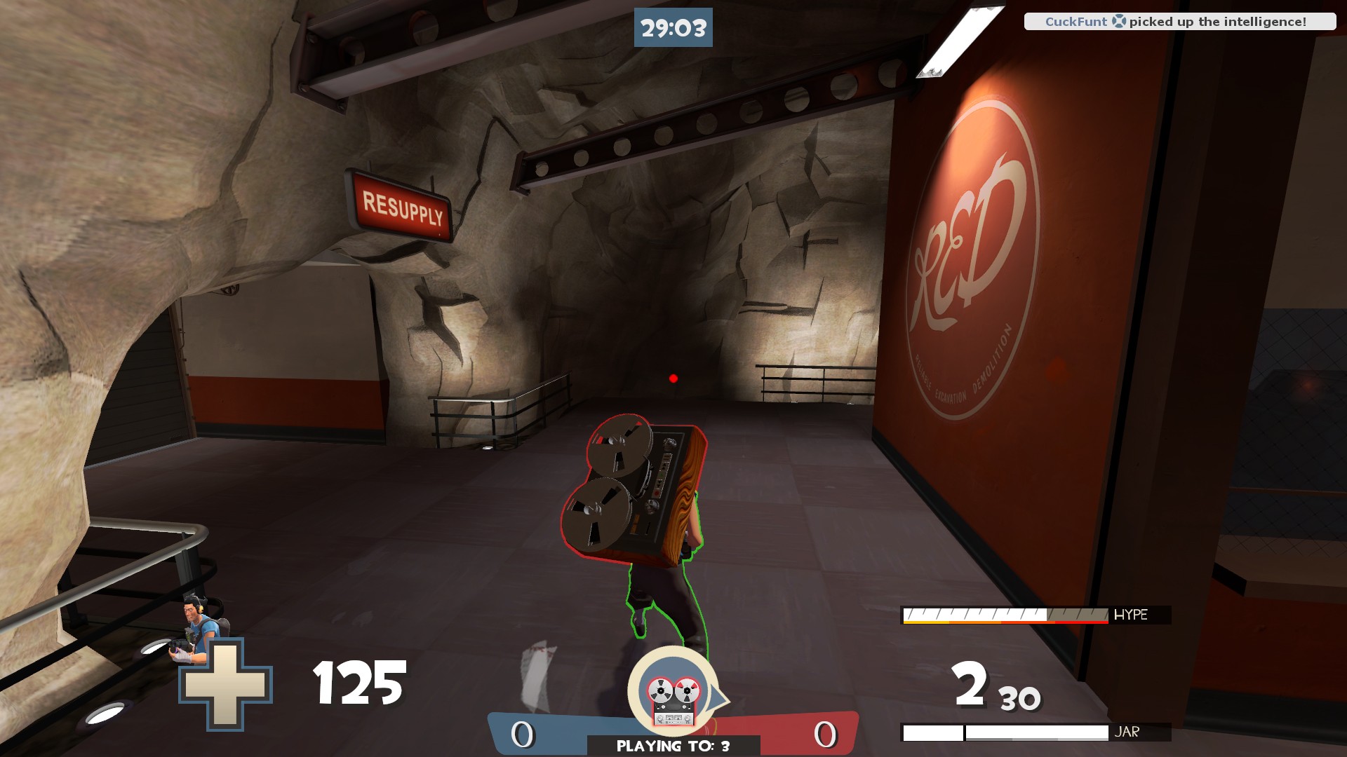 Intel Replacement - Reel To Reel [Team Fortress 2] [Mods]