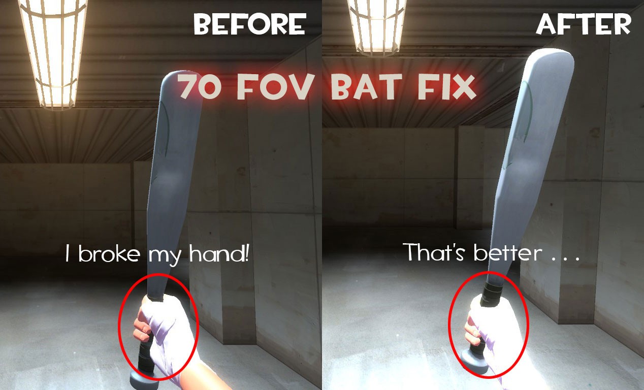 70 FOV Bat Fix Mod for Team Fortress 2 | TF2 Mods