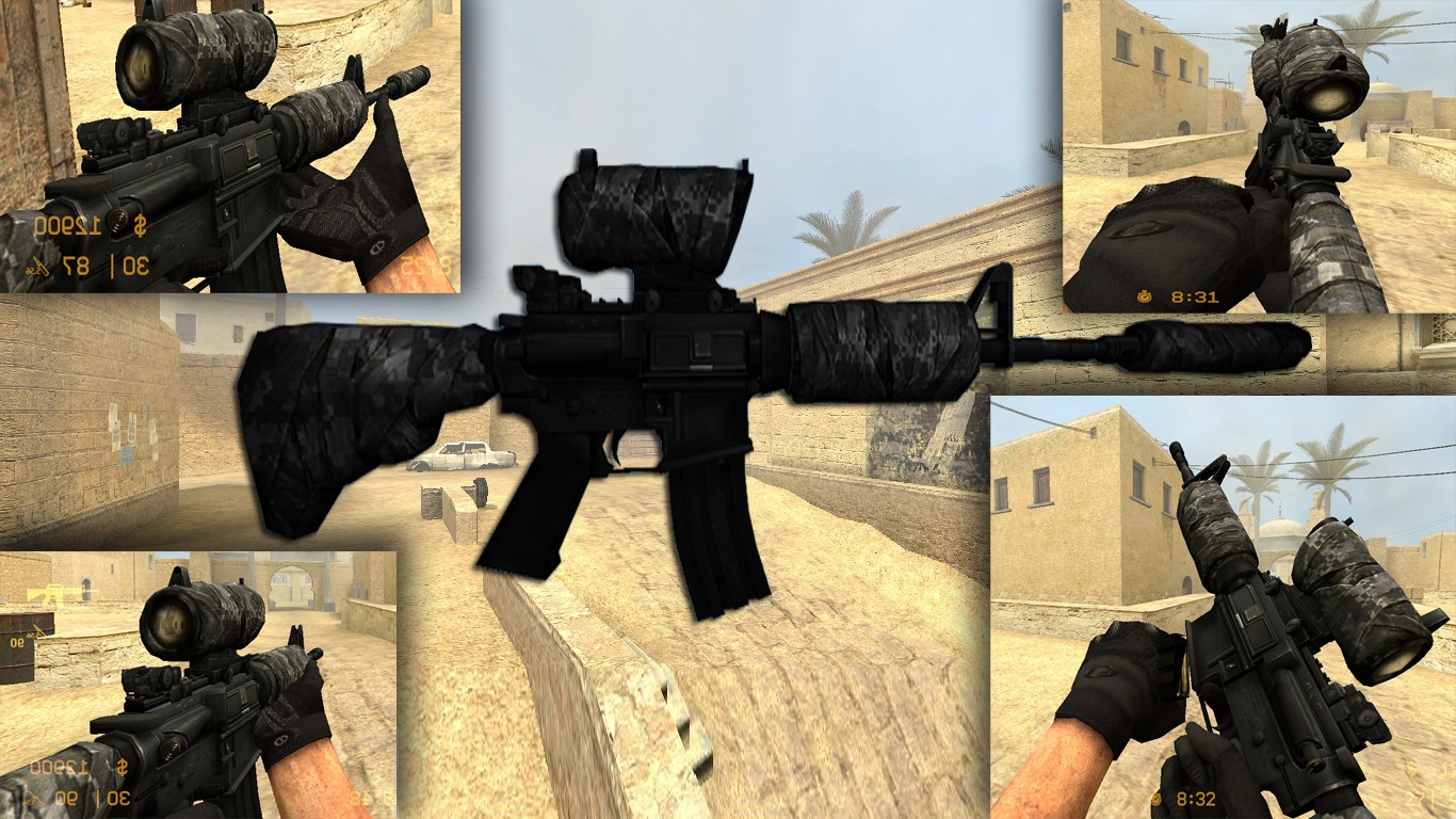 Default M4a1 Commando Mod for Counter-Strike: Source | CS:S Mods