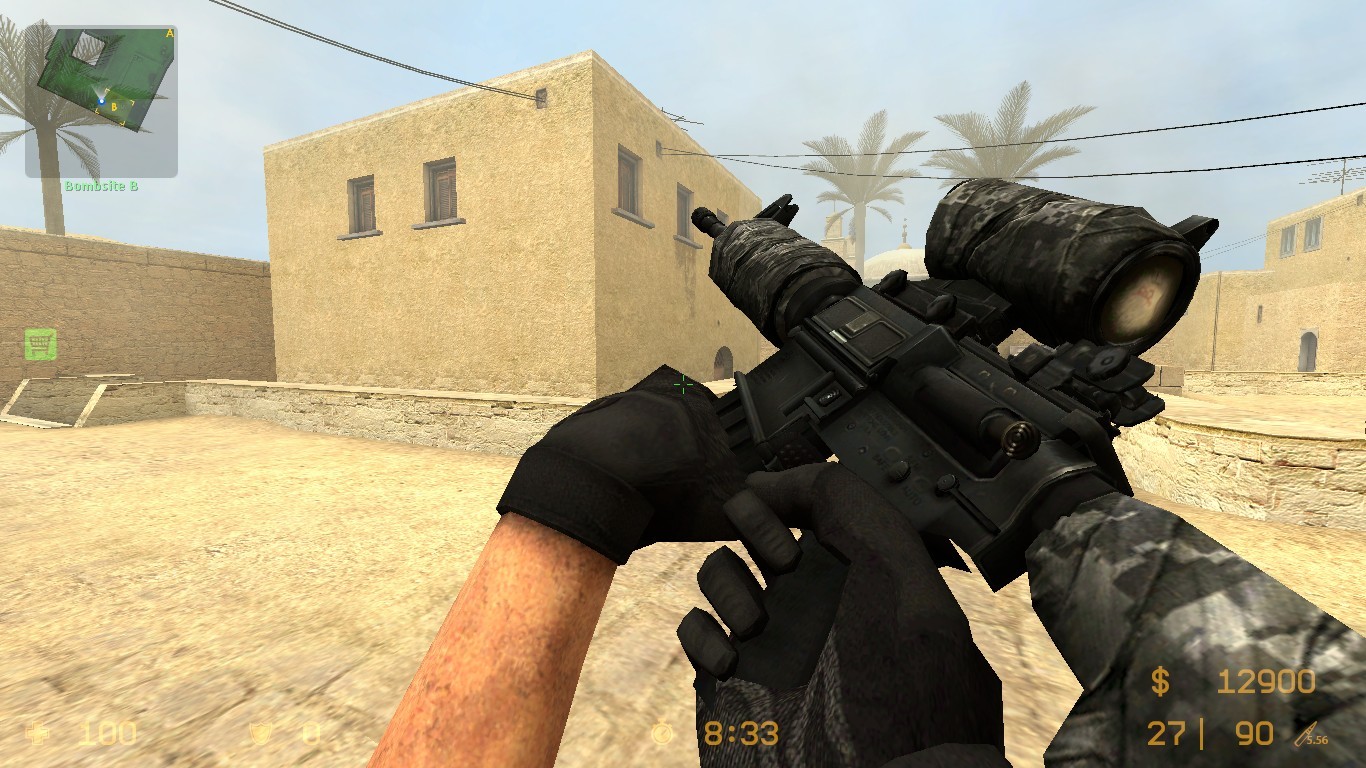 Default M4a1 Commando Mod for Counter-Strike: Source | CS:S Mods