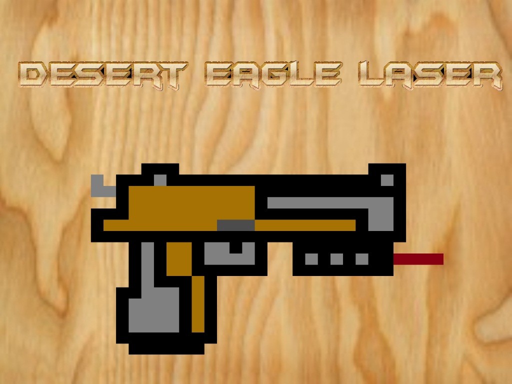 Golden Deagle with laser Mod for CS2D | CS2D Mods