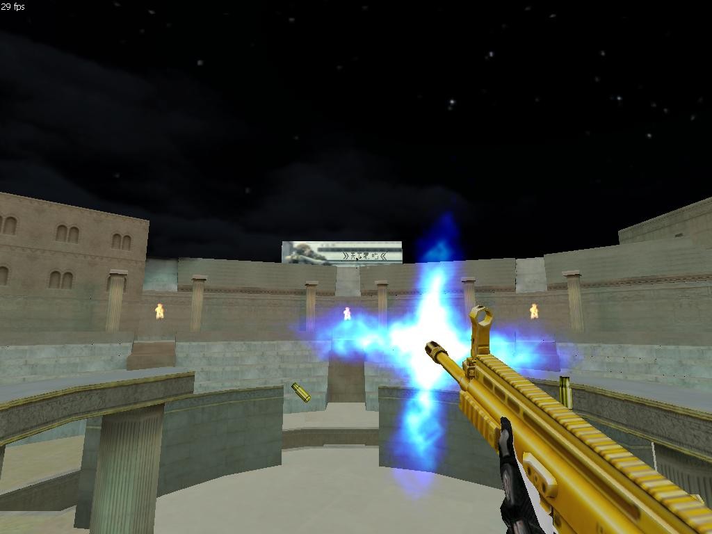 Scar Light Gold - Crossfire [Counter-Strike 1.6] [Mods]