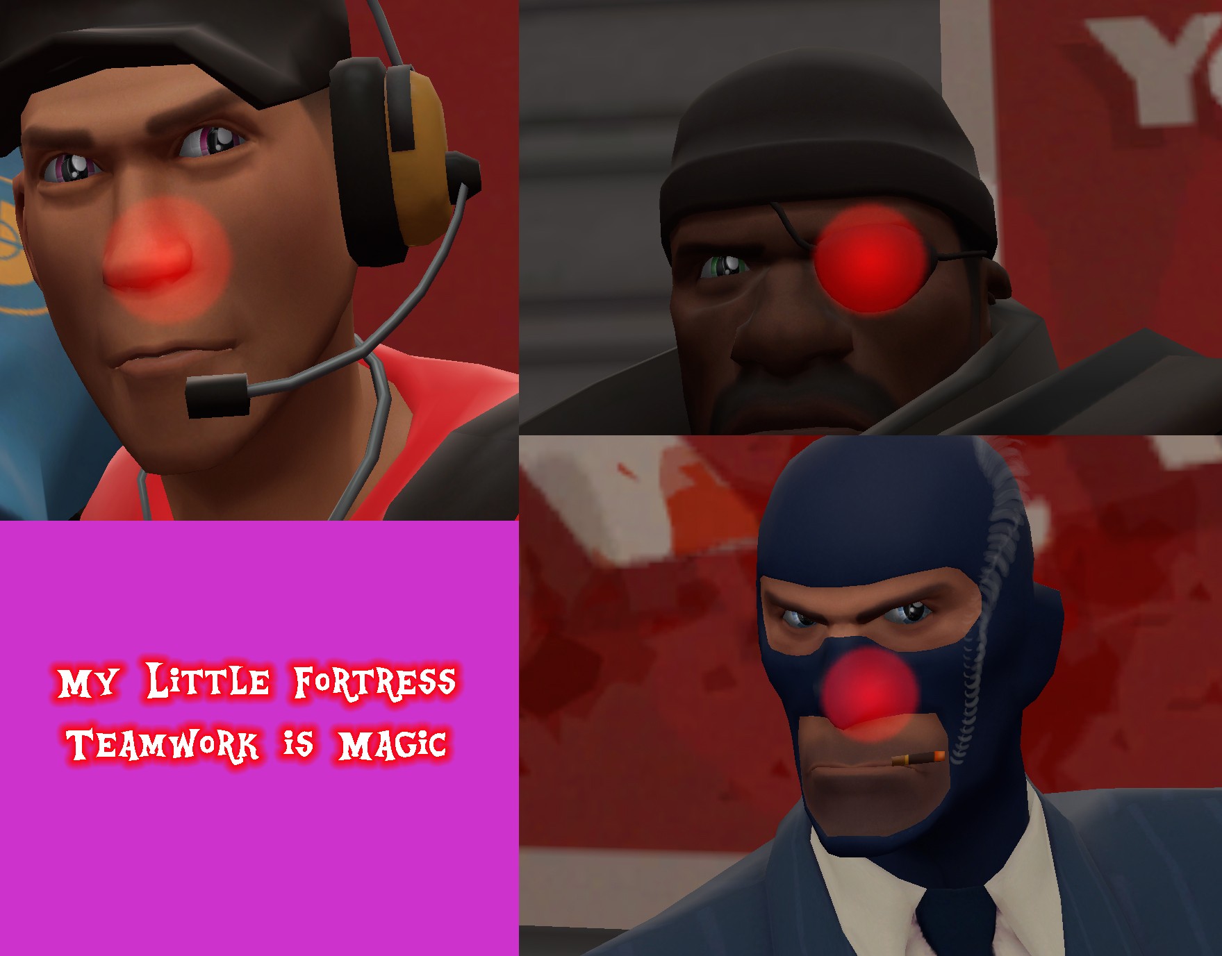 Pony Merc eyes Mod for Team Fortress 2 | TF2 Mods