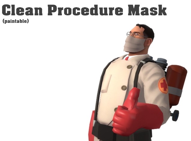 Clean Physician's Procedure Mask Mod for Team Fortress 2 | TF2 Mods