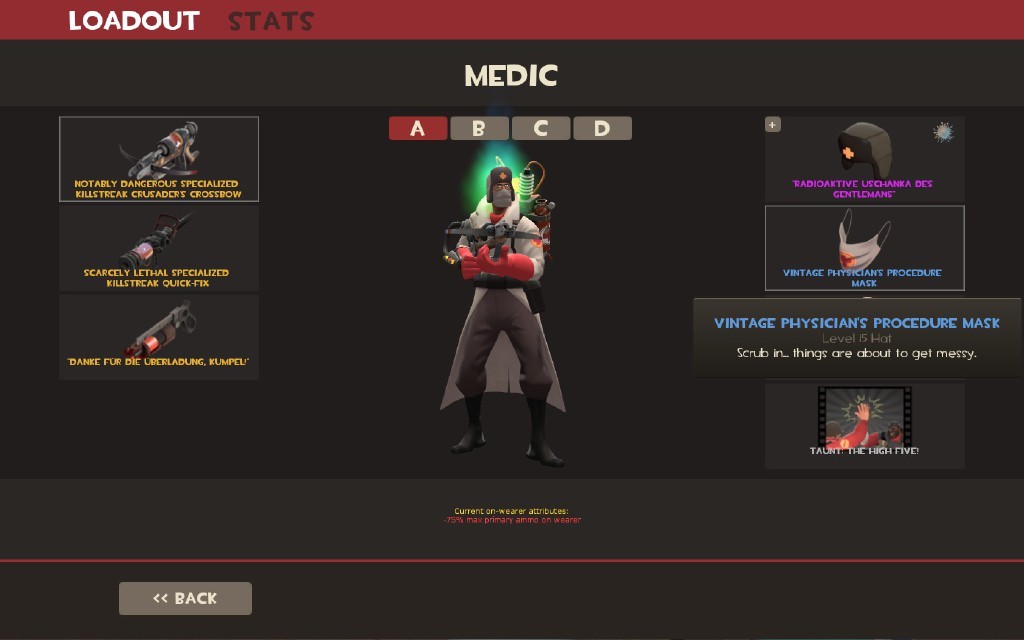 Clean Physician's Procedure Mask Mod for Team Fortress 2 | TF2 Mods