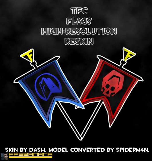 TFC Flags, High-Res reskin. [Team Fortress 2] [Mods]