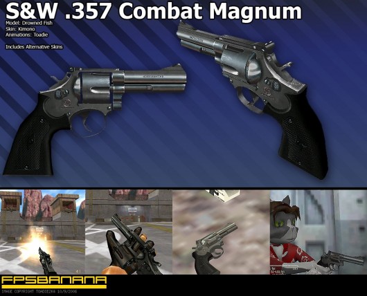 New Revolver Animations V2 - Combat Magnum [Half-Life] [Mods]