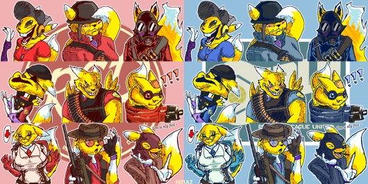 Renamon HUD Mod for Team Fortress 2 | TF2 Mods