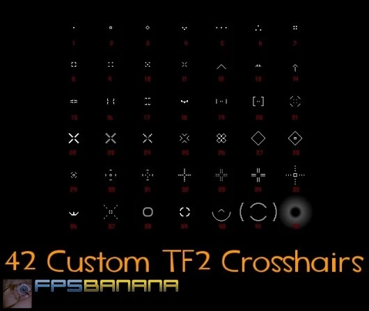 42 Custom TF2 Crosshairs Mod for Team Fortress 2 | TF2 Mods
