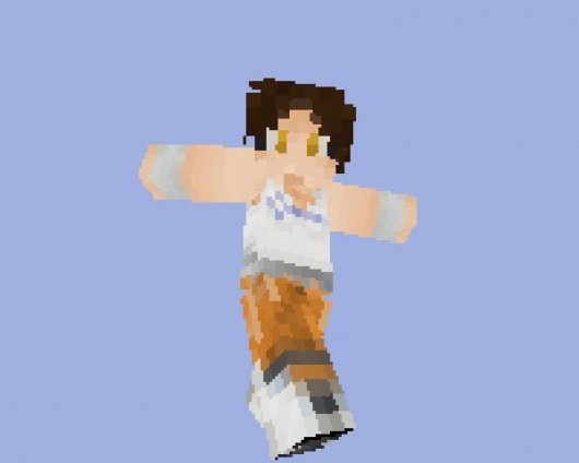 Chell from Portal 2 Mod for Minecraft: Java Edition | MC Mods