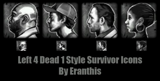 L4D1 Style Survivor Icons Mod for Left 4 Dead 2 | L4D2 Mods