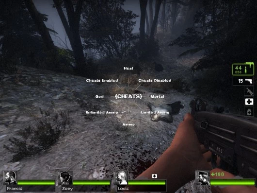 Custom Radial Cheat Menus Mod for Left 4 Dead 2 | L4D2 Mods