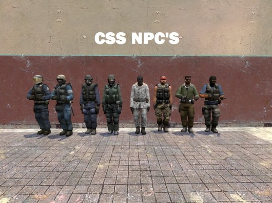 CS:S Npc's Mod for Garry's Mod | GMod Mods