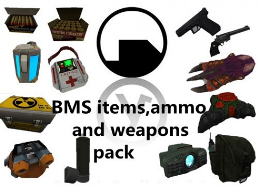 BMS weapons,ammo and items pack Mod for Half-Life | HL Mods
