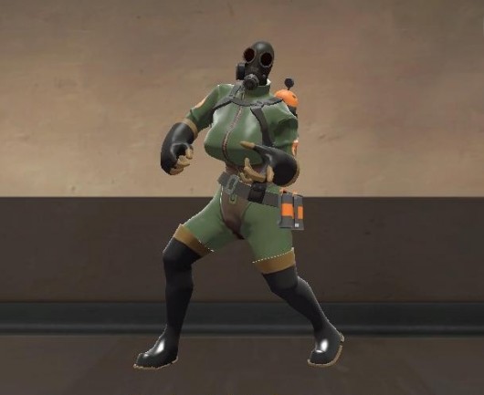 Green fem pyro Mod for Team Fortress 2 | TF2 Mods