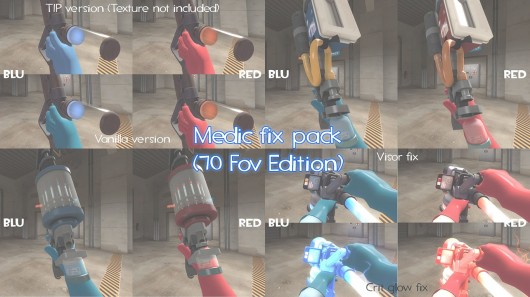 Medic Fix Pack (70 Fov Edition) [Team Fortress 2] [Mods]