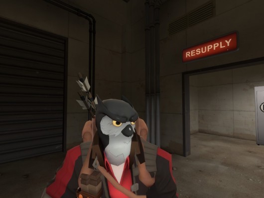 Black Owl Head Mod for Team Fortress 2 | TF2 Mods