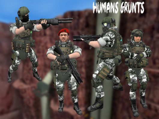Humans Grunts Mod for Half-Life | HL Mods