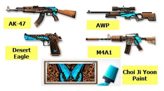 Skin de armas CSO para Mapa Frutas y Classic Publico ( Pintura Galaxy ...