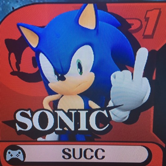 [NSFW] Sonic Middle Finger Portraits [Super Smash Bros. (Wii U)] [Mods]