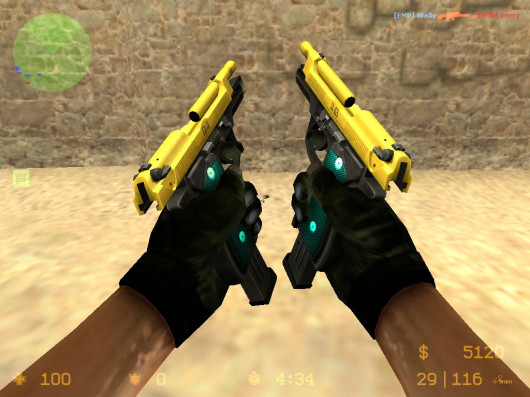 Golden dual elites [Counter-Strike: Source] [Mods]