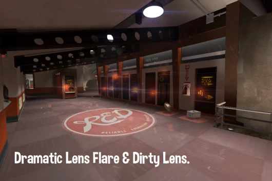 Dramatic Lensflares And Dirty Lens Mod for Team Fortress 2 | TF2 Mods