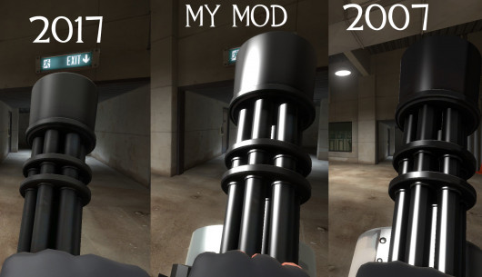2007 Heavy viewmodel remade [Team Fortress 2] [Mods]