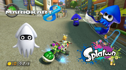 Inkling Squid over Blooper Mod for Mario Kart 8 | MK8 Mods