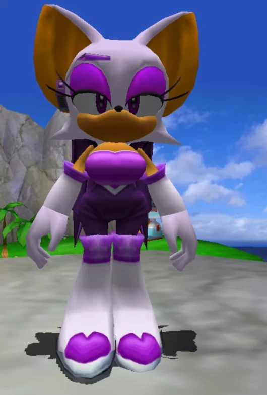 Purple Tinted Rouge Mod for Sonic Adventure 2 | SA2 Mods