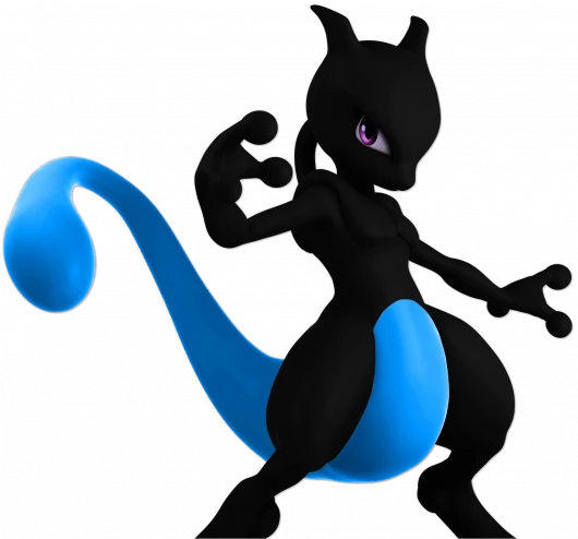 Black and Blue Mewtwo [Super Smash Bros. Ultimate] [Mods]