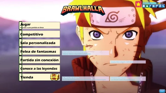 Naruto Menu MOD Mod for Brawlhalla | BHalla Mods