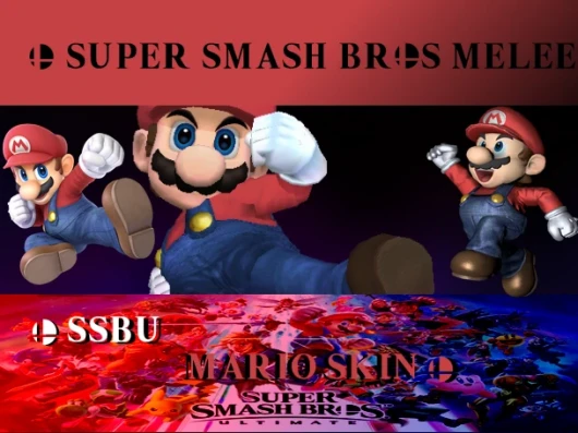 Super Smash Bros. Ultimate Mario Skin Mod for Super Smash Bros. Melee ...