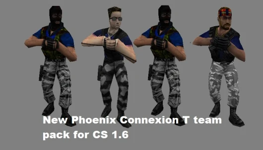 Phoenix Connexion T team pack Mod for Counter-Strike 1.6 | CS1.6 Mods