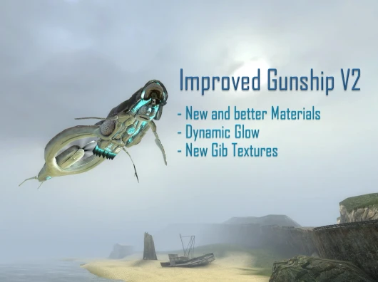 Improved Gunship V2 [Half-Life 2] [Mods]