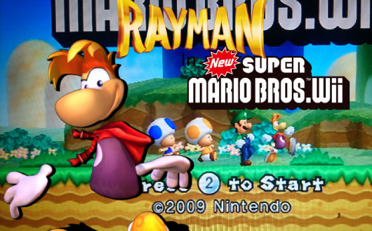 Rayman over Mario [New Super Mario Bros. Wii] [Mods]