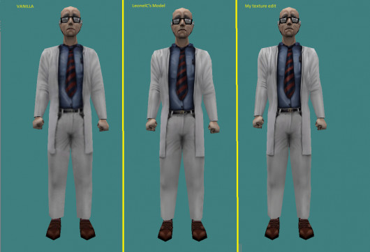 Rescaled Scientists Texture (OP4 support too) [Half-Life] [Mods]